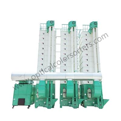 China Steel Biomass Furnace 9.95kw 30 Tons Rice Paddy Dryer for sale