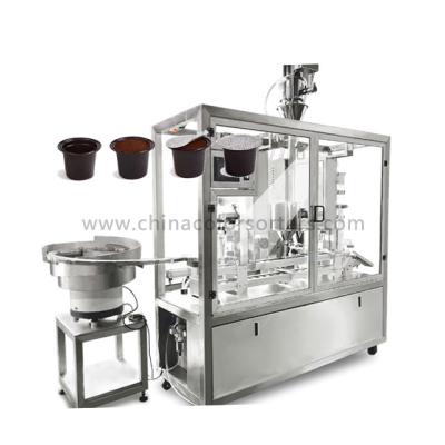 China 2300kg 60mm 1000L/Min Rotary Coffee Pod Filling Machine for sale