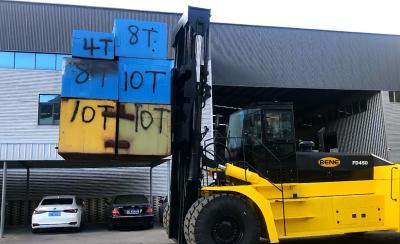 China Chinese biggest diesel forklift 45ton heavy duty forklift 45ton container forklift truck with side shifter for sale