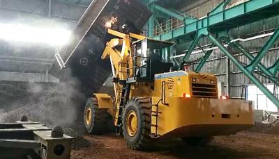 China Railroad Car Dumper for 20ft container Chinese BENE 40ton to 42ton fork loader for 24ft container unloading for sale