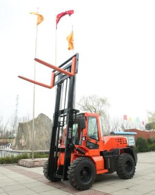 China 3.5 ton 4x4 rough terrain forklift 3.5 ton Off-road lift truck for sale