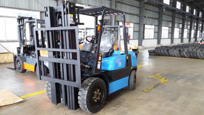 China 3.5 ton diesel forklift with isuzu engine 3.5t forklift truck with triplex mast for sale