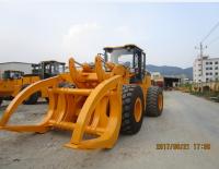 China 15t Rated Log Loader Grapple Wheel Loader With 3400mm Lifting Height 194kw Engine Power for sale
