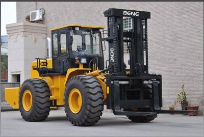 China BENE 10ton/15ton/20ton all terrain forklift  10ton/15ton/20ton rough terrain forklift truck with Cumins engine for sale