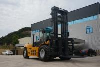 China Chinese 35ton forklift truck CPCD350 VS kalmar 35ton hyster 35ton diesel forklift for sale