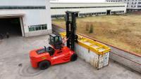 China BENE 45 tons reach stacker with Cumins engine 42 ton container forklift VS SOCMA 45ton container reach stacker for sale