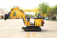 China 0.8t Elevator-Accessible Crawler Mini Excavator For Construction for sale