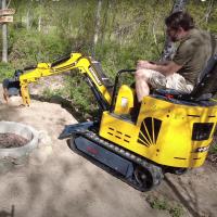 China CE EURO5 Engine Mini Excavator ZM10 Compact Mini Digger 360 Rotate for sale