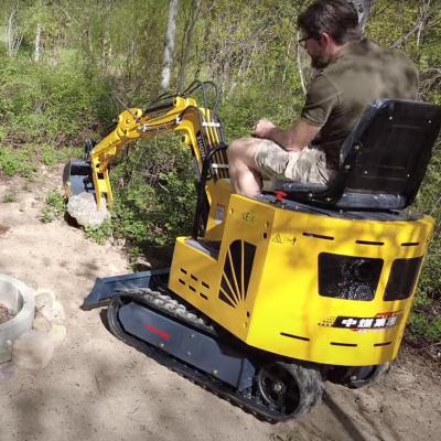 China 1200kg CE Mini Crawler Excavator Hydraulic Small Excavation Machine for sale