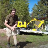China Maximum Excavation Depth 1700mm Mini Crawler Excavator With Diesel Engine for sale