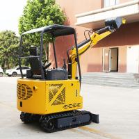 China Telescopic Track Frame Rubber Track Mini Excavator 1800kg for sale