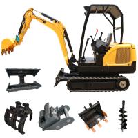 China Diesel Petrol Digger Electric Lithium Battery 800kg 1000KG Excavator in Europe for sale