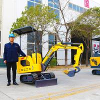 China Remote Control Mini Excavator  1 Ton Hydraulic Digger CE EPA for sale