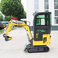 China ZHONGMEI 1500kg Crawler Digger Small Digging Machine Yellow Mini Excavator for sale