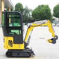 China 1.5 Ton Hydraulic Mini Excavator Compact Digging Equipment 1500kg Tiny Digger for sale