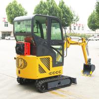 China 1.5 Ton Hydraulic Mini Excavator Compact Digging Equipment 1500kg Tiny Digger for sale
