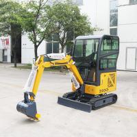 China Farmland 1.5t Mini Digger Digging Equipment Garden Crawler Mounted Hydraulic Small Excavator for sale