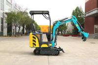 China Telescopic Track Frame Rubber Track Mini Excavator 1700kg Yellow Color Small Digger for sale