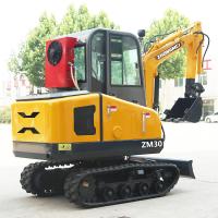 China Diesel Engine Orchard Digging Trenches 3ton Customized Mini Garden Excavator for sale