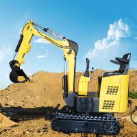 China Mini Electric Excavator China Micro Garden Excavators Crawler Lithium Battery Small Digger With Backhoe for sale