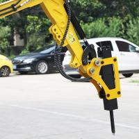China Micro Hook Machine 1Ton/2Ton Electric Mini Excavators Earth-Moving Machinery Small Crawler Digger for sale