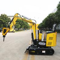 China 1 Ton Electric Mini Excavators Crawler Small Digger Support Customized Hydraulic Excavator Machine for sale