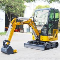 China Small Hook Machine Crawler Micro Digger Mini Excavators 2.5Ton Agricultural Mini Excavator for sale