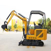 China Diesel Mini Digger Agricultural Micro Clamshell Shovel Escavator 1.8 Ton Household Crawler 1ton Mini Excavator for sale
