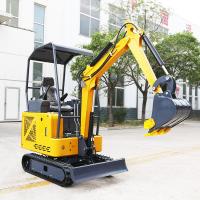 China Orchard Mini Clamshell Shovel Excavator Trailer Small Bagger Micro Earth Moving Small Digger for sale