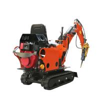 China Home Crawler Mini Digger Retractable 0.8 Hydraulic Compact Farm Small Excavator for sale