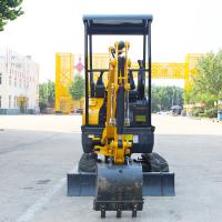 China Hydraulic Excavator Machine 2 Tone Hightop Mini Digger With Telescopic Track Chassis for sale