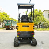 China Hydraulic Excavator Machine 2 Tone Hightop Mini Digger With Telescopic Track Chassis for sale
