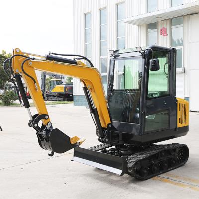 China Full Hydraulic Micro Smallest Mini Excavator Crawler Mounted 2 Ton Small Digger for sale