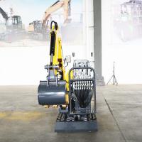 China Telescopic Track Mini Crawler Excavator 850kg Mini Excavation Equipment for sale