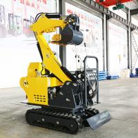 China Telescopic Track Mini Crawler Excavator 850kg Mini Excavation Equipment for sale