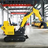 China Telescopic Track Mini Crawler Excavator 850kg Mini Excavation Equipment for sale