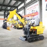 China Telescopic Track Mini Crawler Excavator 850kg Mini Excavation Equipment for sale