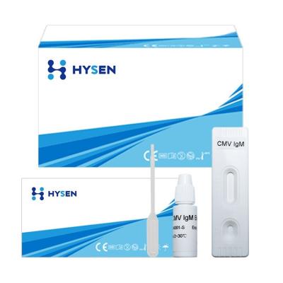 China High Accuracy Disposable CMV Ab IgM Rapid Test Cassette Kit for Medical Examination for sale