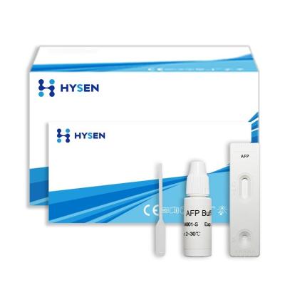 China High Accuracy AFP Rapid Test Cassette Kit Strip CE Certified for Vitro Diagnostic Reagent for sale