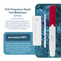 China One Step Urine Test Kit Women Rapid HCG Test Strip for Early Pregnancy Portable CE ISO for sale