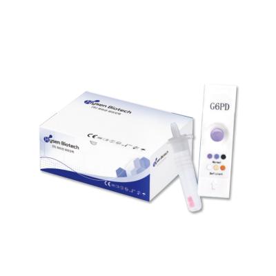 China Highly Sensitive G6PD Rapid Test Kit with CE Certification and 2 Years Shelf Life for sale