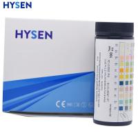 China Urine Test Strip for LEU NIT URO PRO PH BLO SG KET BIL GLU ASC Blue Package Color for sale