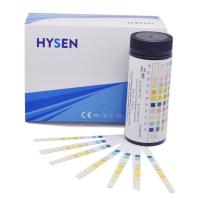 China Urine Test Strip for LEU NIT URO PRO PH BLO SG KET BIL GLU ASC Blue Package Color for sale