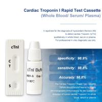 China Class II CE ISO Certified Troponin I Rapid Test for Early Detection of Cardiac Issues for sale
