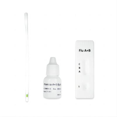 China CE Approved Home Influenza Flu A B Antigen Rapid Diagnostic Test Kit 2 Year Shelf Life for sale