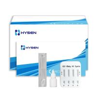 China Plastic HBsAg/HCV/HIV/Syphilis Combo Rapid Test and with Online Technical Support for sale