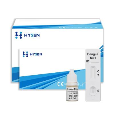 China CE Certified Vitro Diagnostic Reagent Dengue NS1 Rapid Test Kit for Medical Diagnosis for sale