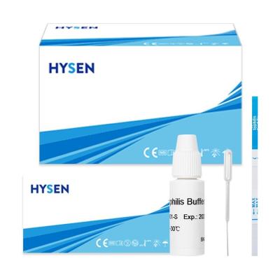 China Accurate and Fast Diagnosis with Syphilis Infectious Test Strip Rapid Test Kits for sale