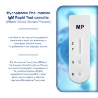 China Highly Specific Mycoplasma Pneumoniae Antibody Rapid Test for Home Hospital Screening for sale