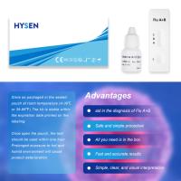 China Class II Instrument Classification Medical Influenza Flu A B Antigen Rapid Test Kit for sale